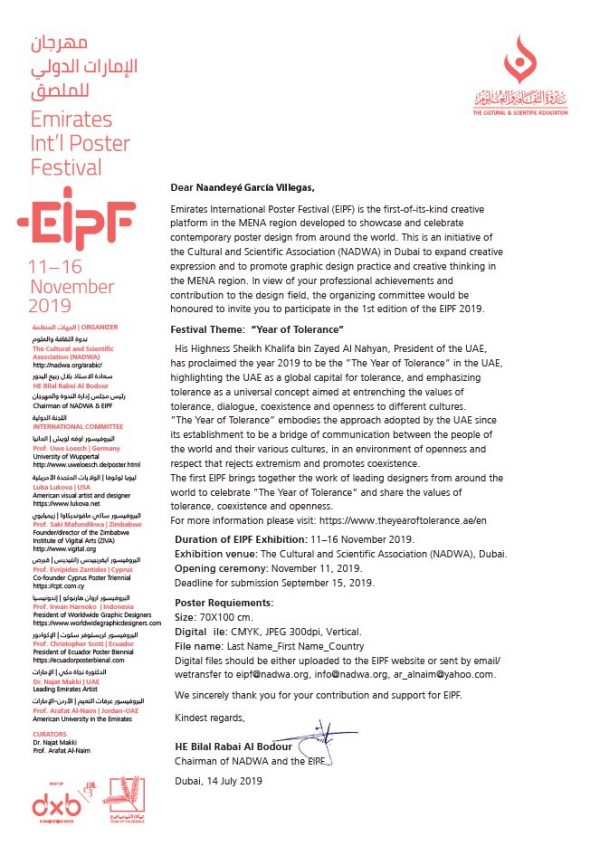 Emirates International Poster Festival (EIPF) – naandeyeah